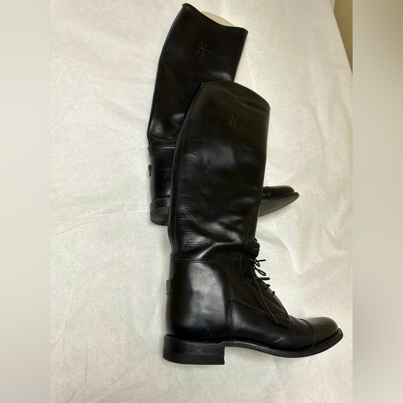 EFFINGHAM | Shoes | Effingham Bond Boot 20l Black Leather Tall Riding ...